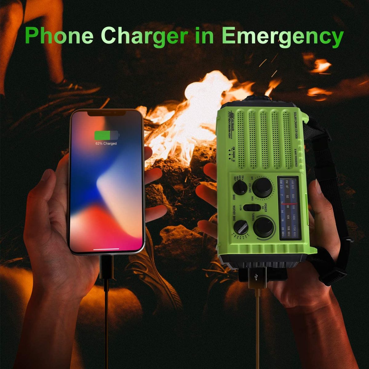 Solar Hand Crank Emergency Portable Radio | Get The Deals And Steals ...